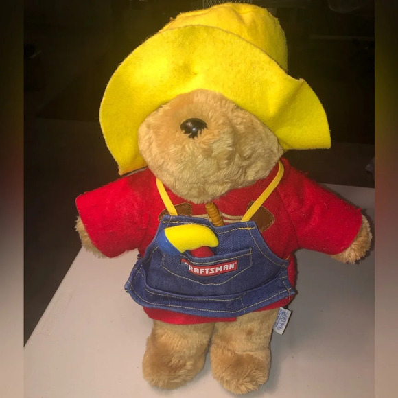 Sears | Toys | Vintage Sears Craftsman Paddington Bear Plush With ...